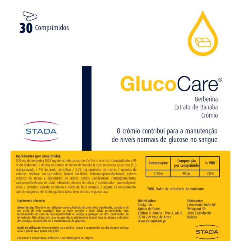 Glucocare Comp 30 - Nossa Farmácia - A sua farmácia online que entrega ...