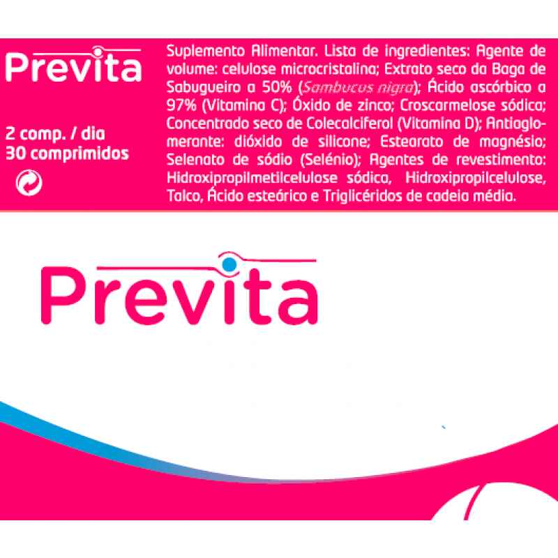 Previta Comp 30 - Nossa Farmácia - A sua farmácia online que entrega em todo o país