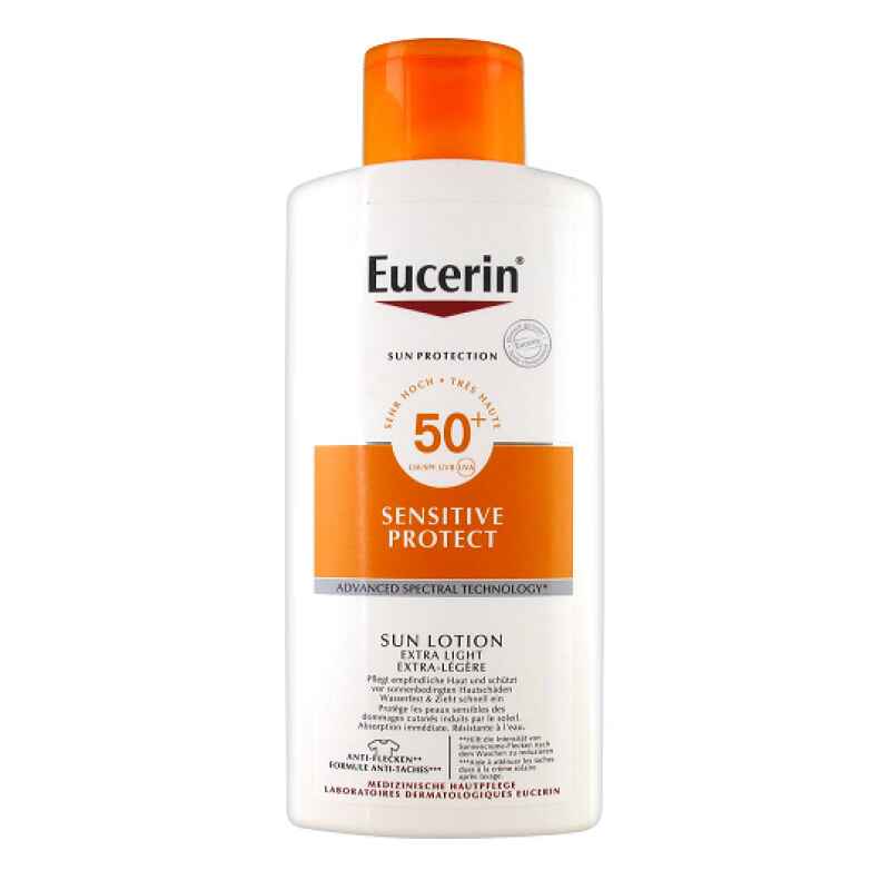 Eucerin Sunbody Loção Solar Extra Light Spf50+ 400ml - Nossa Farmácia ...