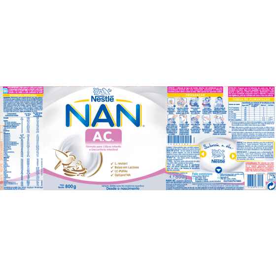 Nan Ac Leite Pó Lactente 800g - Nossa Farmácia - A sua farmácia online ...