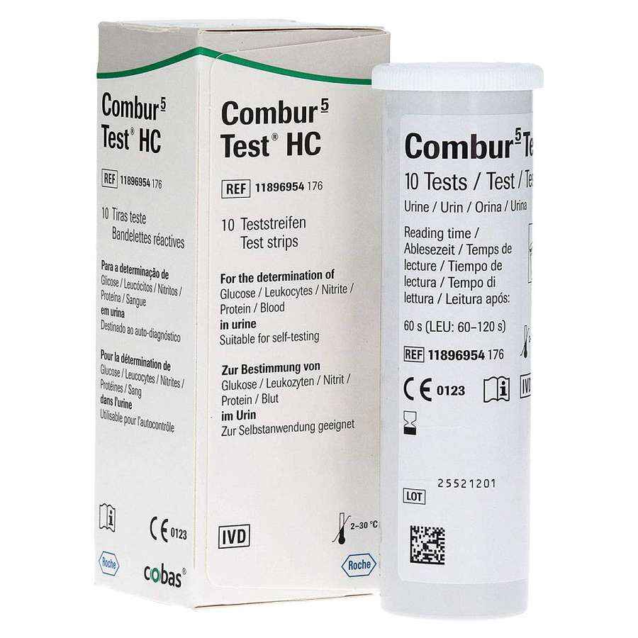 Combur 5 Test Hc Tira Urina 10 - Nossa Farmácia - A sua farmácia online ...