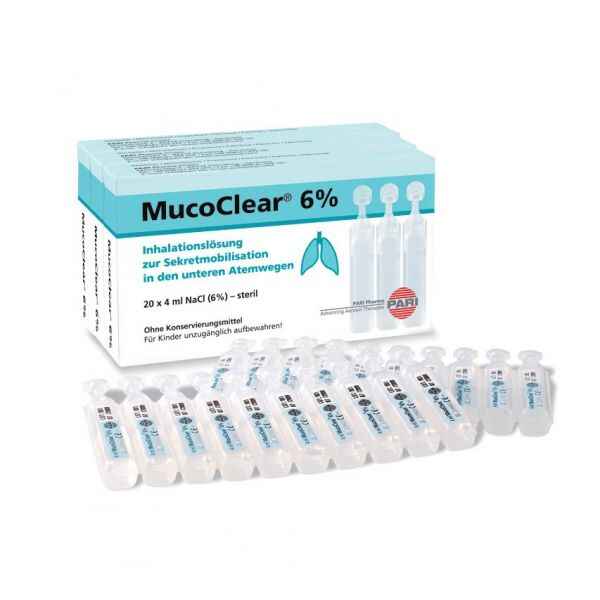 Mucoclear 6% Sol Salina Hipertónica 20x4ml - Nossa Farmácia - A sua ...