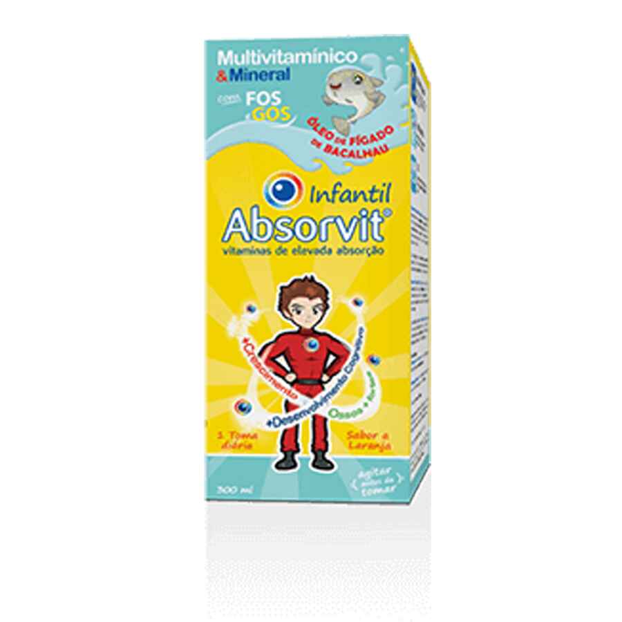 Absorvit Infantil Emul Óleo Fígado Bacalhau/vitaminas 150ml - Nossa ...