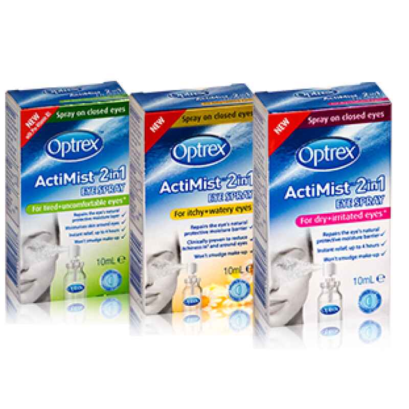 Optrex Actimist Spray 2/1 Olhos C/ Comichão/lacrimejantes 10ml - Nossa ...