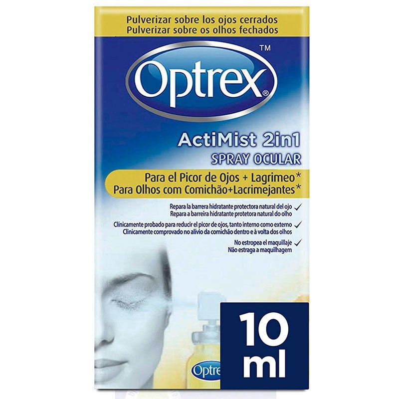 Optrex Actimist Spray 2/1 Olhos C/ Comichão/lacrimejantes 10ml - Nossa ...