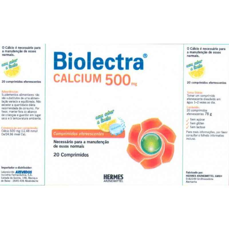 Biolectra Calcium Comp Eferv 20 - Nossa Farmácia - A sua farmácia ...