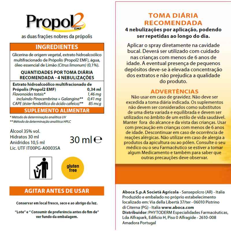 Propol 2 Emf Spray Forte 30ml - Nossa Farmácia - A sua farmácia online ...