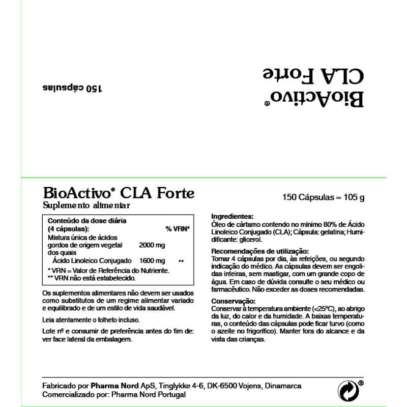 Bioactivo Cla Forte Cáps 80% 150 - Nossa Farmácia - A sua farmácia ...