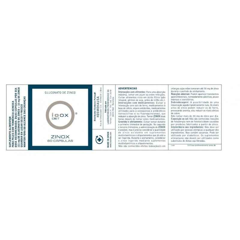 Zinox Cáps 60 - Nossa Farmácia - A sua farmácia online que entrega em ...