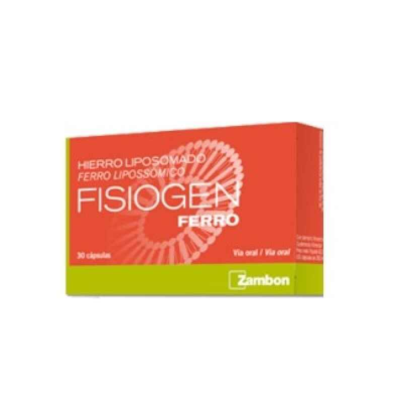 Fisiogen Ferro Cáps 30 - Nossa Farmácia - A sua farmácia online que entrega em todo o país