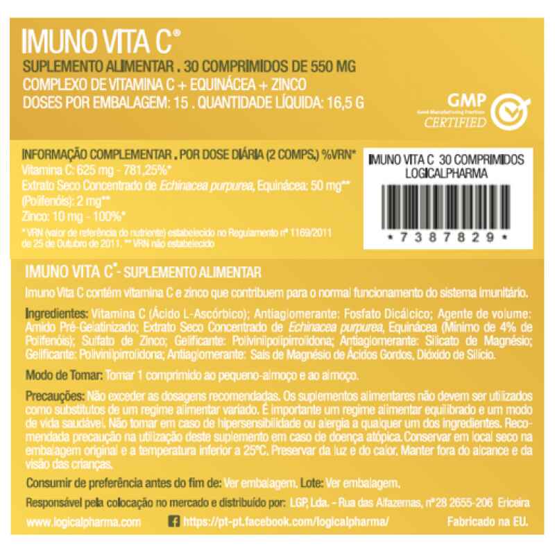 Imuno Vita C Comp 30 - Nossa Farmácia - A sua farmácia online que ...