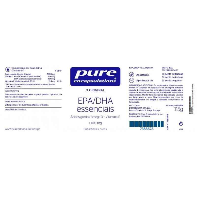 Pure Epa/dha Essenciais Cáps 90 - Nossa Farmácia - A sua farmácia ...