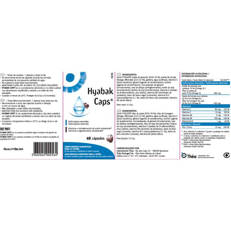 Hyabak Caps Cáps 60 - Nossa Farmácia - A sua farmácia online que ...