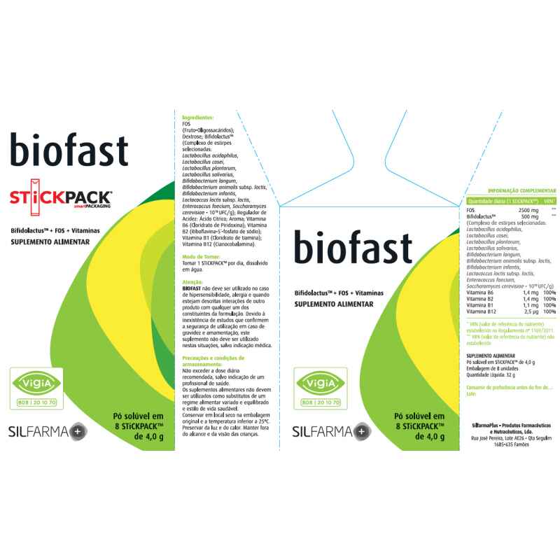 Biofast Pó Solúvel Stickpack 8x4g - Nossa Farmácia - A sua farmácia ...