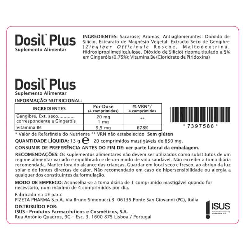 Dosil Plus Comp Mast 20 - Nossa Farmácia - A sua farmácia online que ...