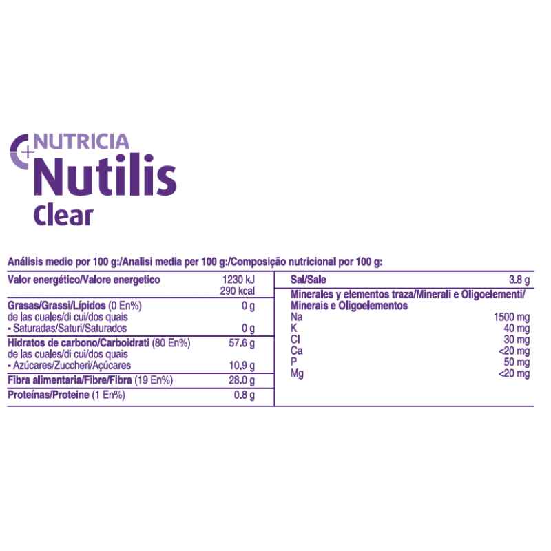 Nutilis Clear Pó Espessante 175g - Nossa Farmácia - A sua farmácia ...