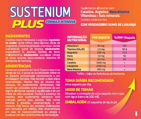 Sustenium Plus Pó Saq 22 - Nossa Farmácia - A sua farmácia online que ...