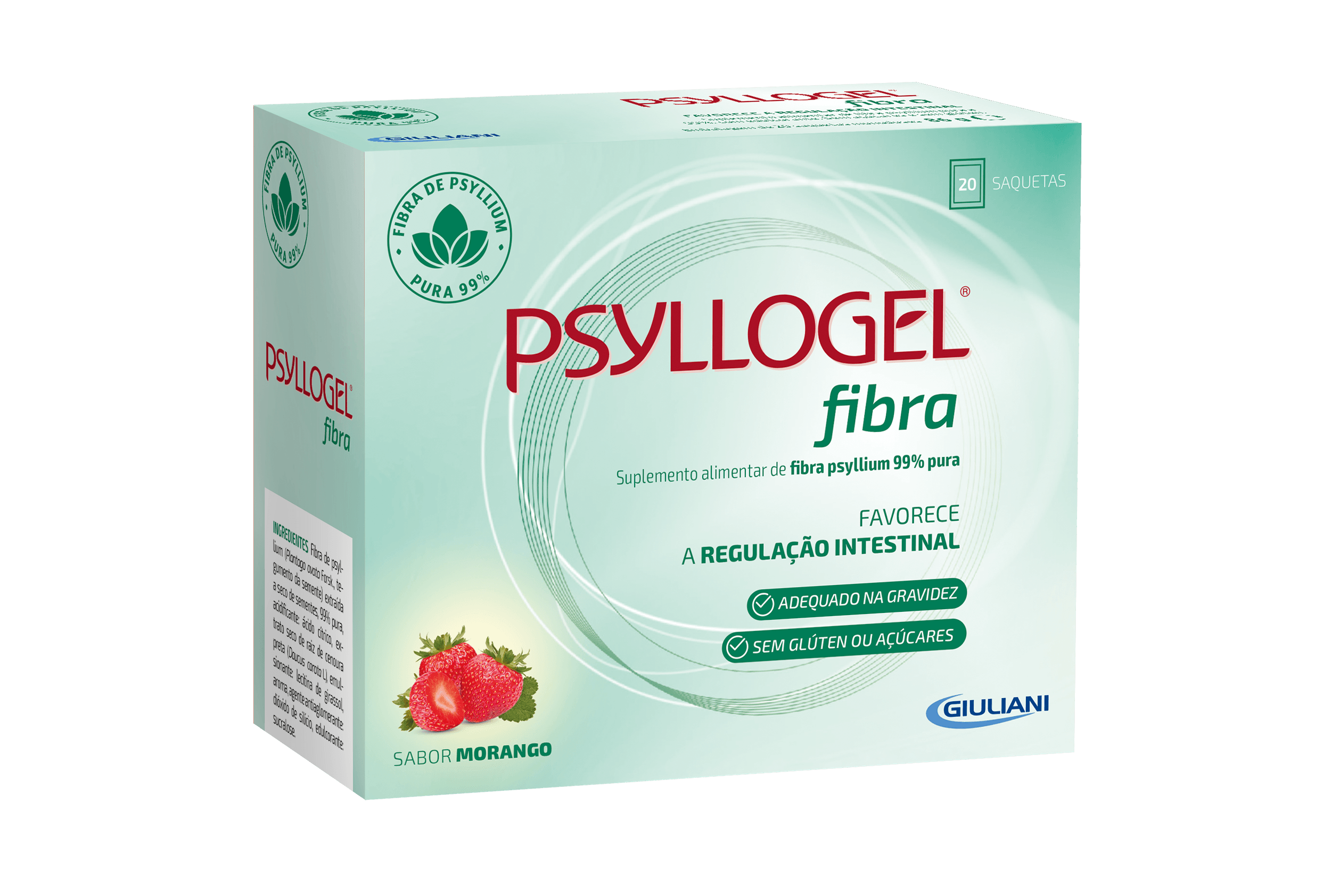 Psyllogel Fibra Saq Sabor Morango 20 - Nossa Farmácia - A sua farmácia ...
