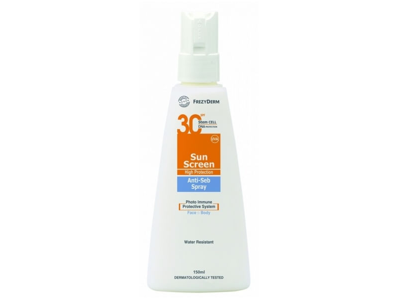 Frezyderm Sun Screen Anti-seb Spray Rosto/corpo Po Spf30 150ml - Nossa ...