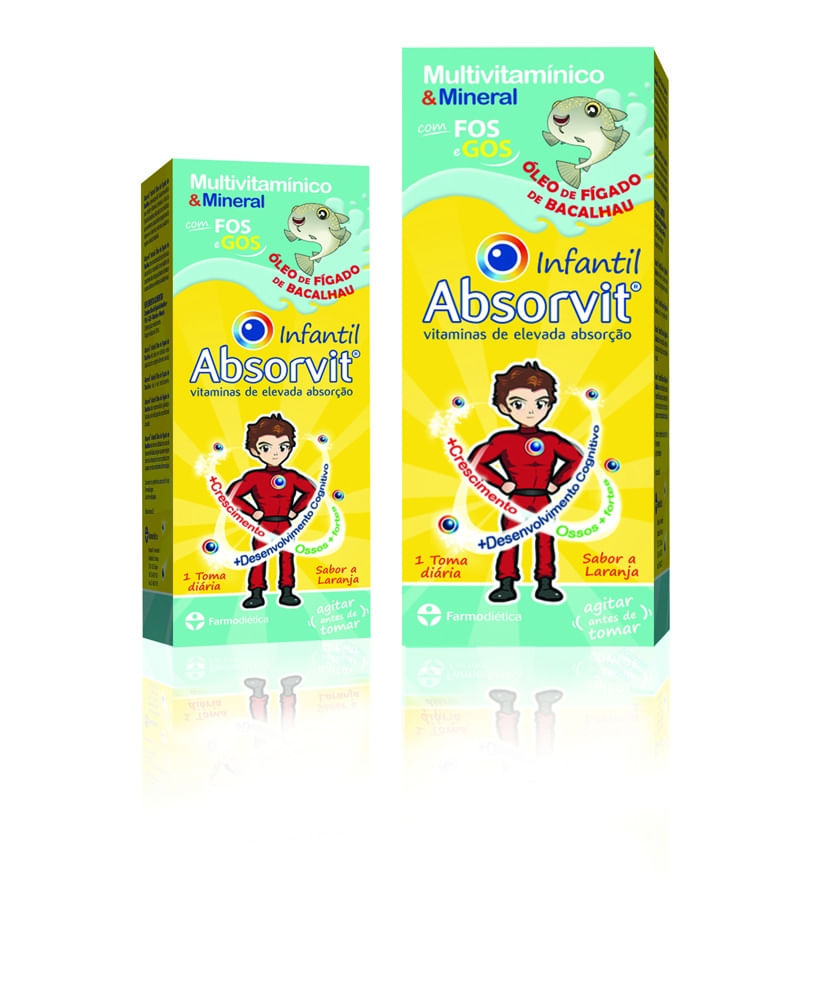 Absorvit Infantil Xar Óleo Figado Bacalhau 300ml - Nossa Farmácia - A ...