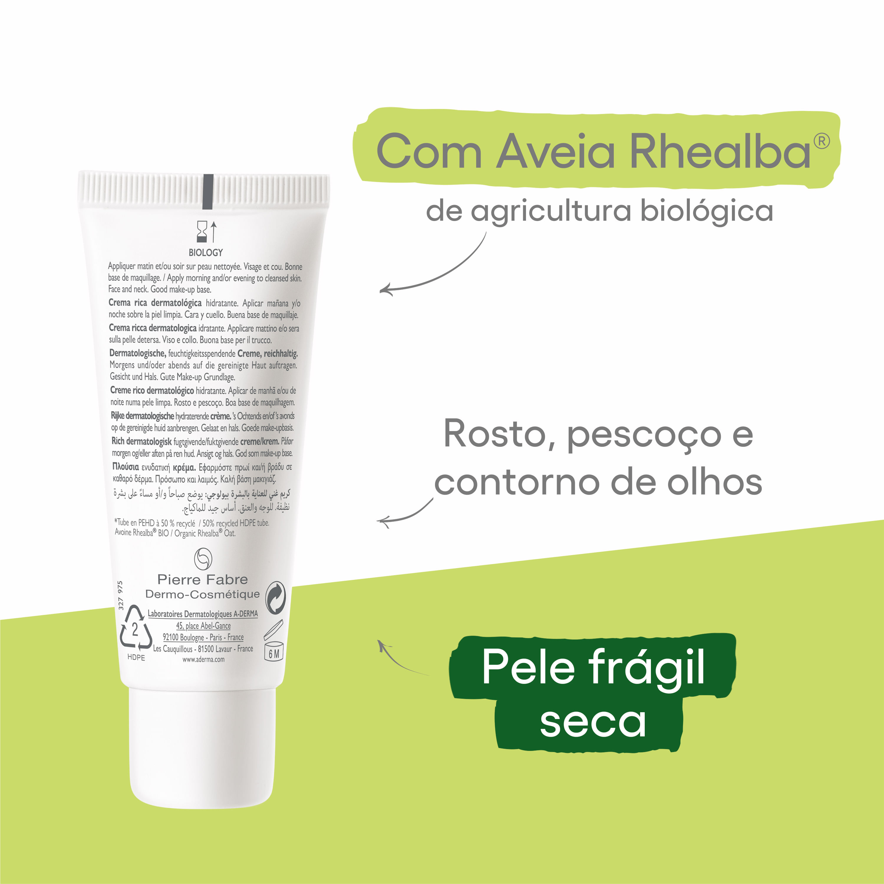 A-derma Biology Creme Rico Hidrat 40ml - Nossa Farmácia - A sua ...