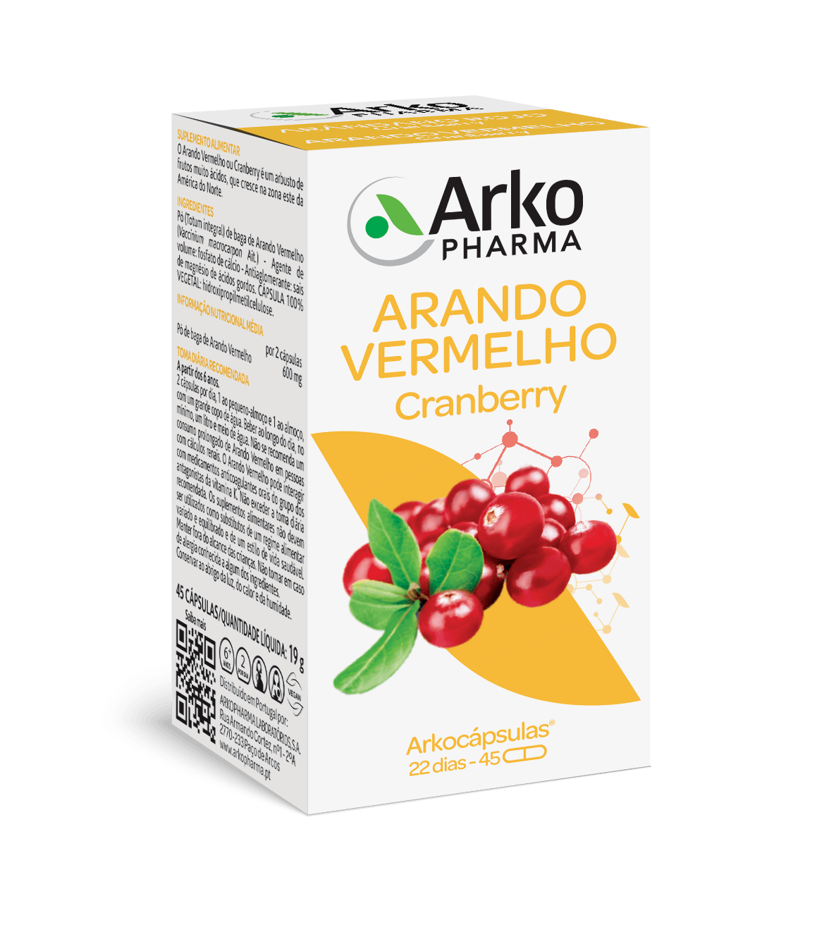 Arkocápsulas Arando Vermelho Cáps 45 - Nossa Farmácia - A sua farmácia ...