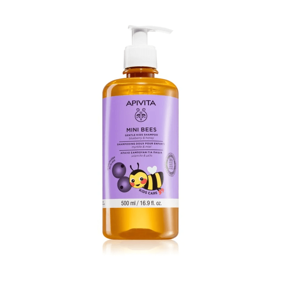 Apivita Mini Bees Champô Suave Infantil Mirtilo/mel 500ml - Nossa ...