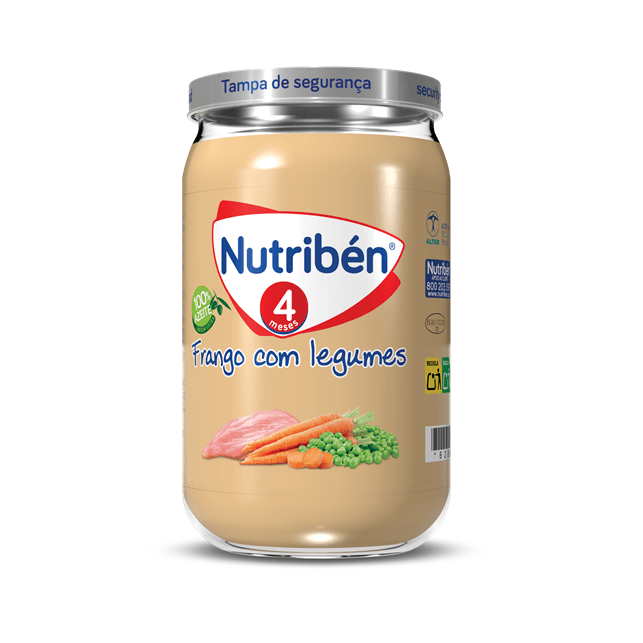 Nutribén Boião Boião Legumes C/ Frango 4m 235g - Nossa Farmácia - A sua ...
