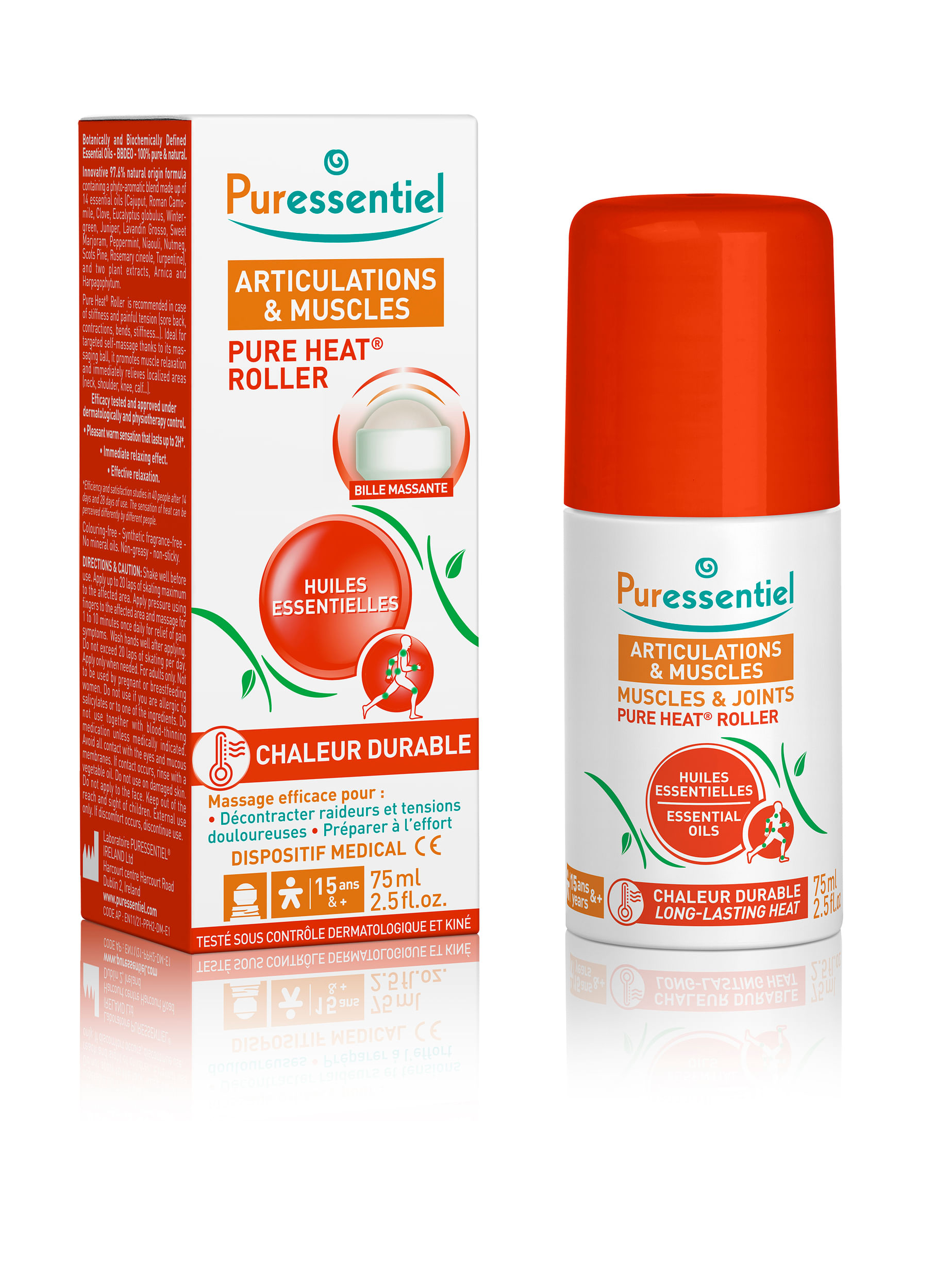 Puressentiel Músculos & Articulações Roll On Pure Heat 75ml - Nossa ...